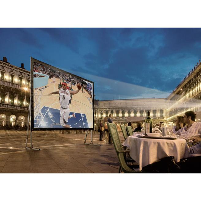 Grandview Super Mobile Fast Fold 200-Inch Front Projection Screen ...