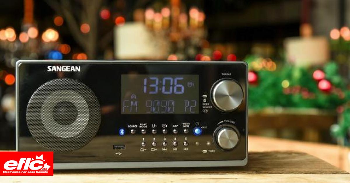 Sangean WR-22 FM-RBDS / AM / USB / Bluetooth Digital Receiver WALNUT Canada : electronicsforless ...